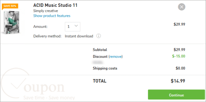 75% Off ACID Music Studio Coupon May 2026 (Verified)