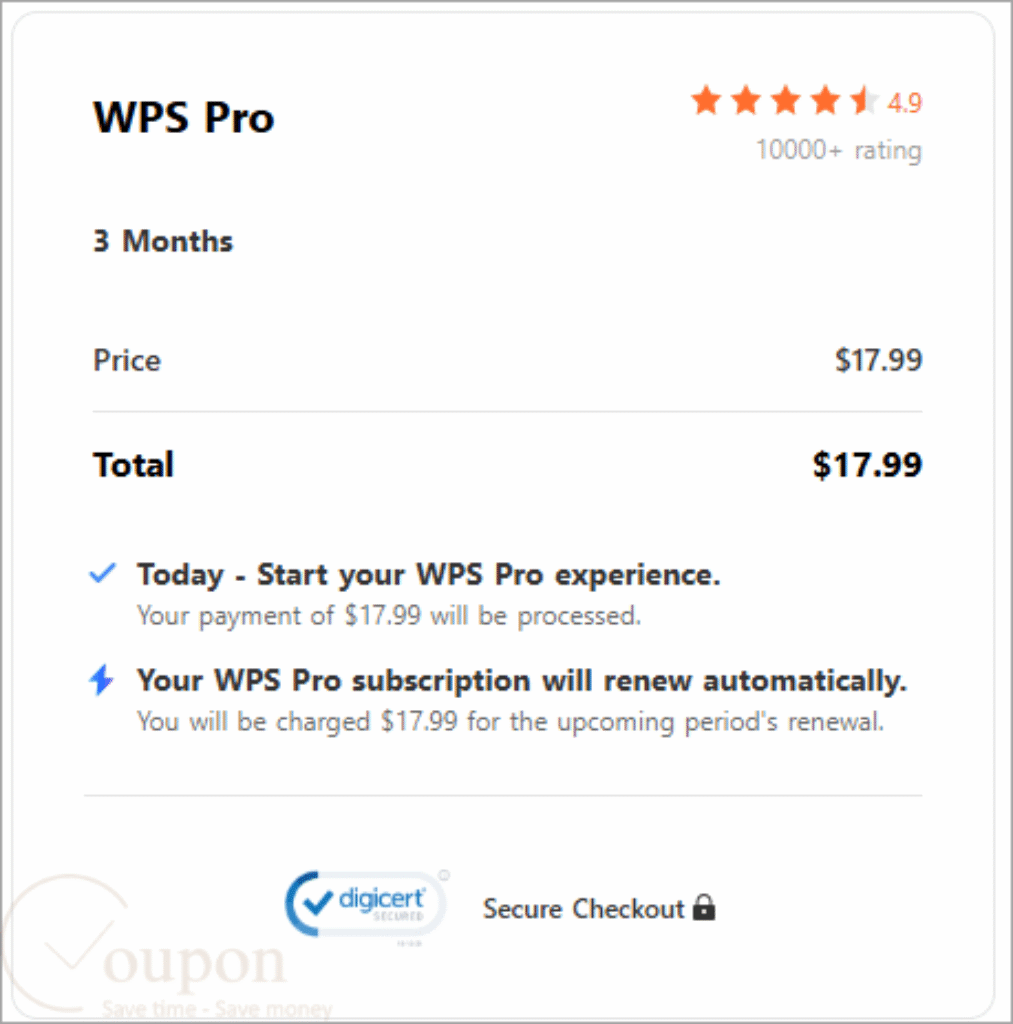 50% Off WPS Pro Coupon Code May 2026 (Verified)