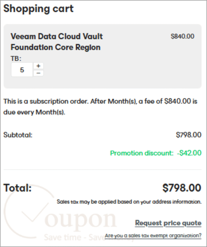 5% Off Veeam Vault Coupon Code May 2026 (Verified)